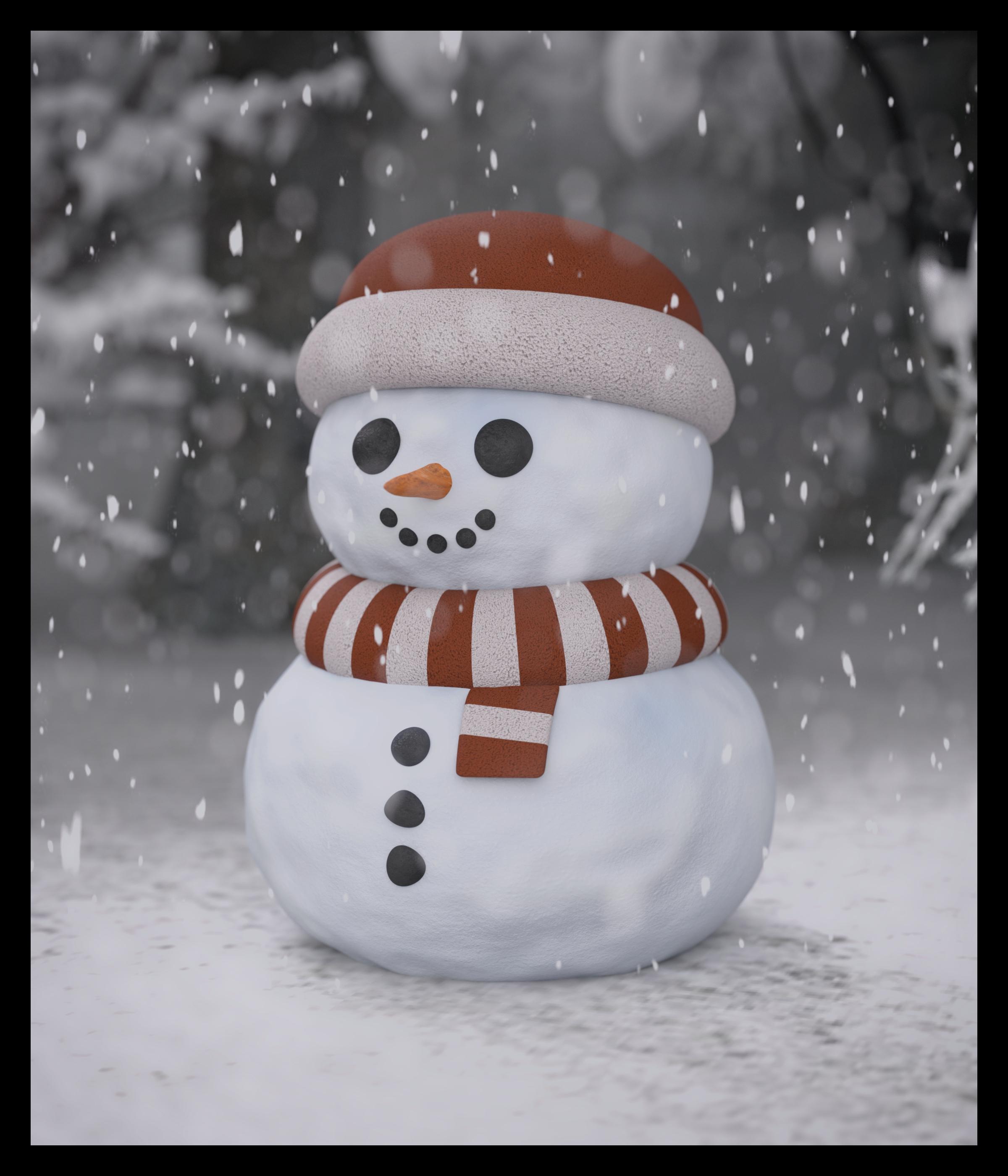 Day 19 - Little Snowman - Daz 3D Forums