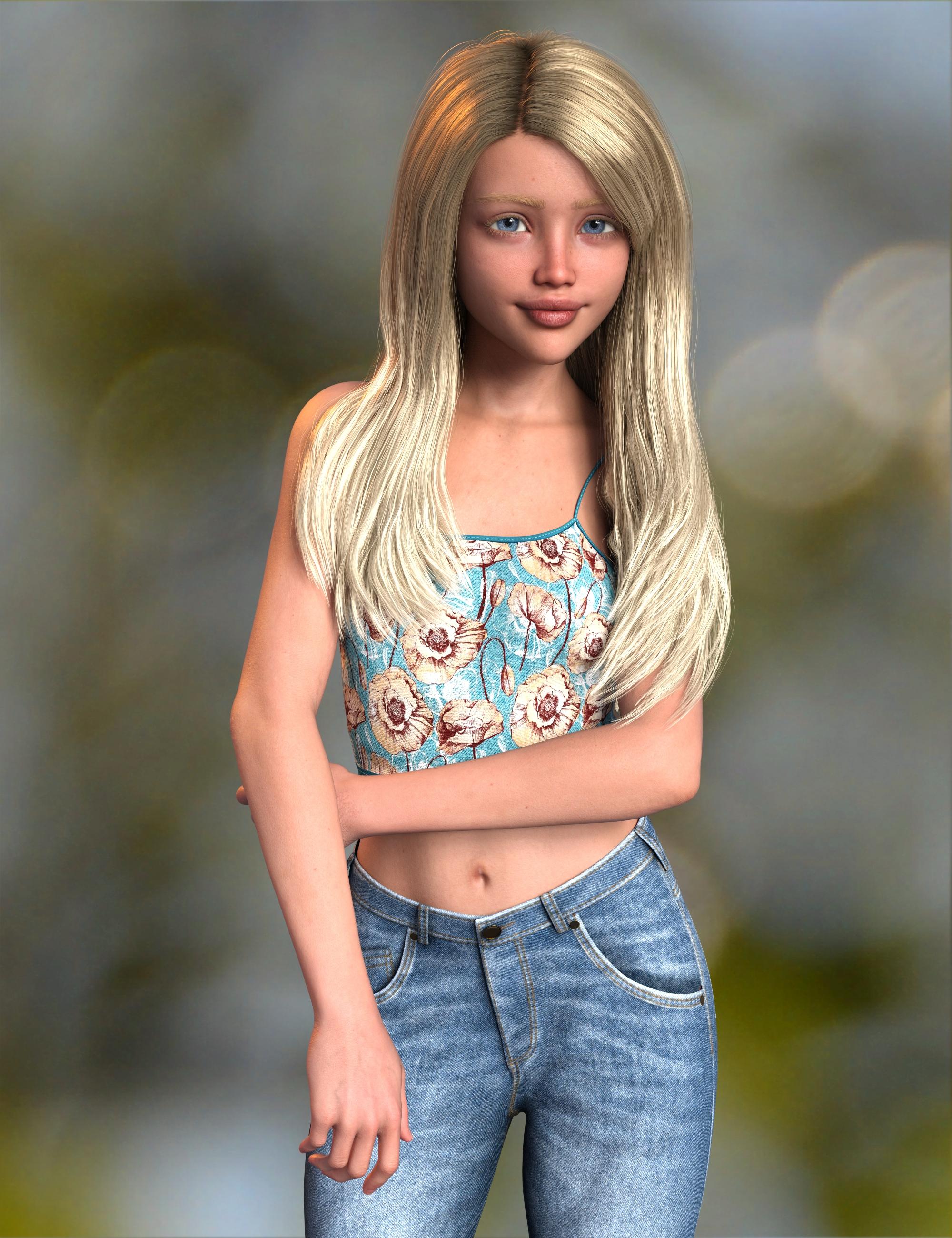Linday dForce Classic Long Side Bangs Hair for Genesis 9 issue - Daz 3D Forums
