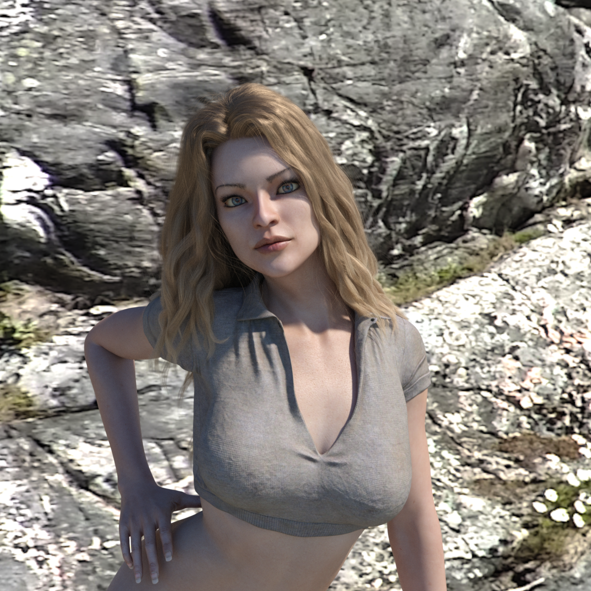 Changing dforce behavior of Linday hair? - Daz 3D Forums