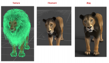 Mane on lion not rendering - Daz 3D Forums
