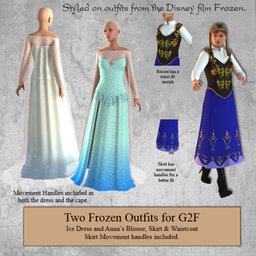 Queen Elsa's Dress from Frozen - Daz 3D Forums
