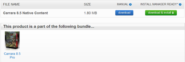 Carrara content missing - Daz 3D Forums