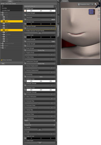 A puzzle with surface settings - Daz 3D Forums