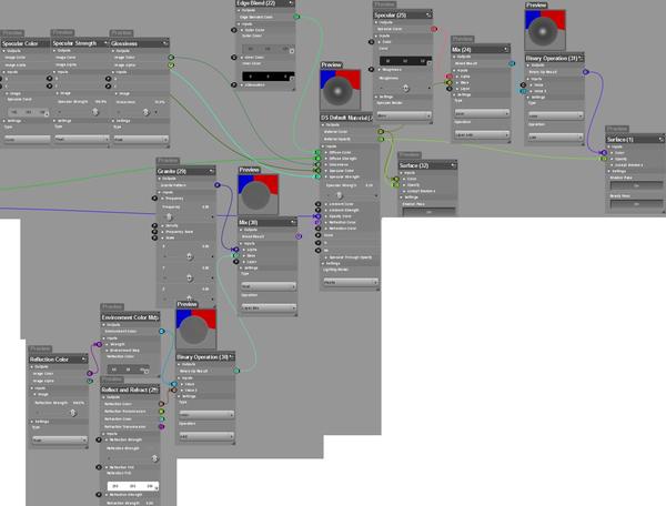 How to best simulate the Poser Clay, edge blend, and blender nodes in ...