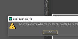 Please HELP! daz3d an error occurred while reading the file! - Daz 3D Forums