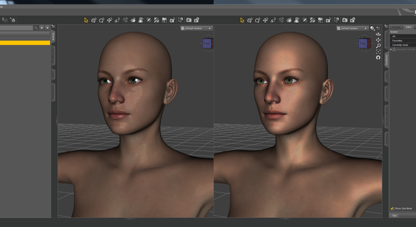 Can we turn off the glow on SSS skin textures in the viewport? - Daz 3D Forums