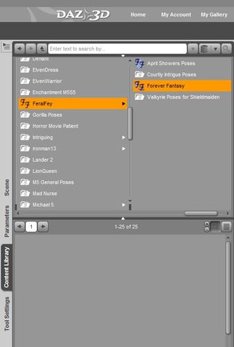 icons in content panel disappear - Daz 3D Forums