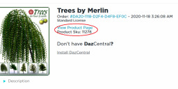 Product library. Wrong links - Daz 3D Forums