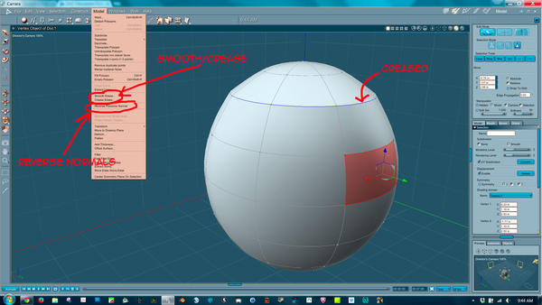 Polygon Normals in Model Room - Daz 3D Forums