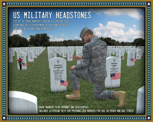 US Military Headstones - Daz 3D Forums