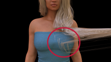Parts of Hair I can't use Geometry Editor or Mesh Grabber on - Daz 3D Forums